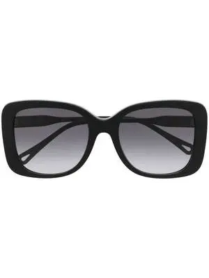 Chloé Oversized Square-frame Sunglasses - Black