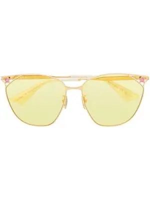 Gucci Round-frame Sunglasses - Gold