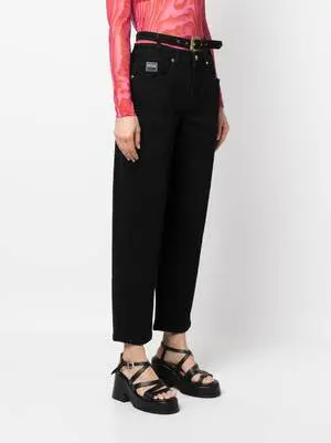Versace Double-fastening Cropped Jeans