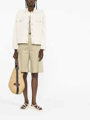 Brunello Cucinelli Button-fastening Denim Jacket - Neutrals