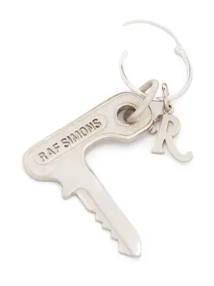 Raf Simons Logo-engraved Drop Earring