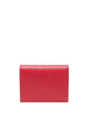 Thom Browne Anchor-embroidered Leather Cardholder