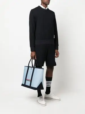 Thom Browne Medium Tool Tote - Blue