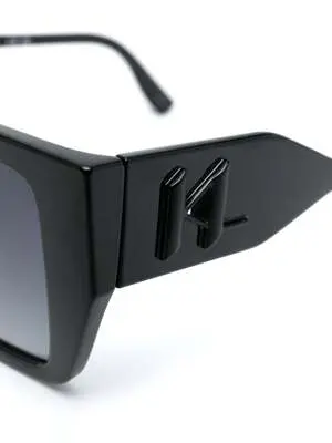 Karl Lagerfeld Tinted Square-frame Sunglasses - Black