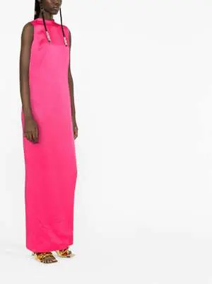Versace Cowl-back Gown - Pink
