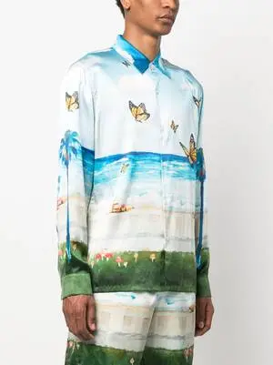 NAHMIAS Butterfly Beach Shirt