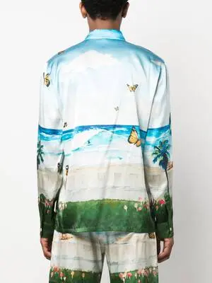 NAHMIAS Butterfly Beach Shirt