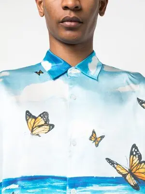 NAHMIAS Butterfly Beach Shirt