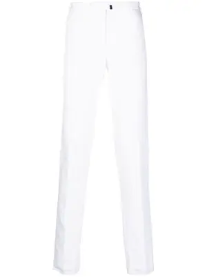 Incotex Straight-leg Linen-cotton Trousers
