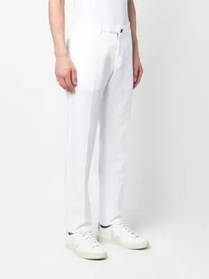 Incotex Straight-leg Linen-cotton Trousers