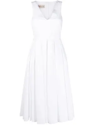 BLANCA VITA V-neck Dress - White