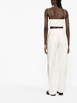 Palm Angels Side-stripe Trousers - White