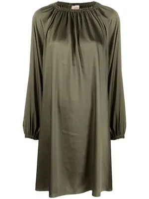 Blanca Vita Round Neck Day Dresses