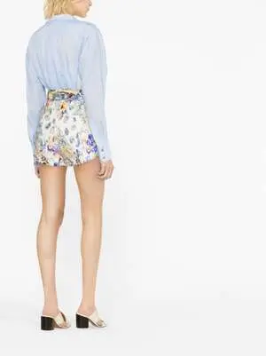 Zimmermann Tama Long-sleeve Ramie Shirt