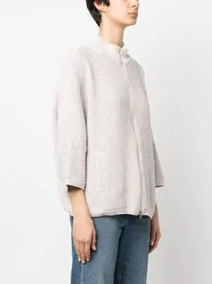 Herno High-neck Knitted Cardigan
