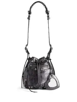 Balenciaga Le Cagole Xs Bucket Bag Grey