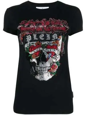 Philipp Plein Rhinestone-embellished Short-sleeve T-shirt