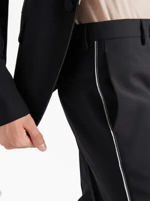Prada Wool Tailored Trousers