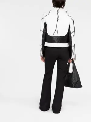 Chloé Whipstitch-detailing Leather Jacket