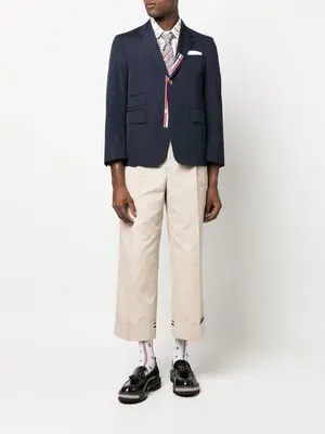 Thom Browne Single-breasted Cropped-sleeve Blazer