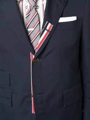 Thom Browne Single-breasted Cropped-sleeve Blazer