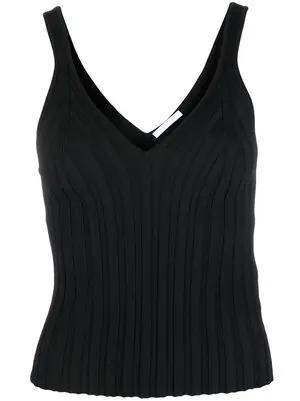Helmut Lang Angela V-neck Knitted Top
