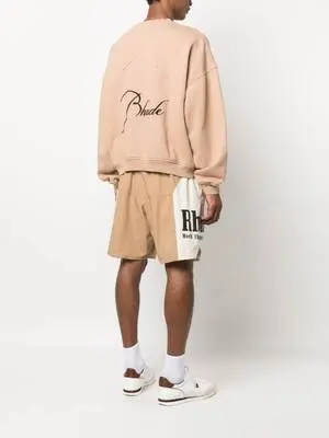 Rhude Logo-print Slouchy Sweatshirt