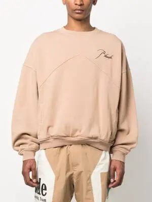 Rhude Logo-print Slouchy Sweatshirt
