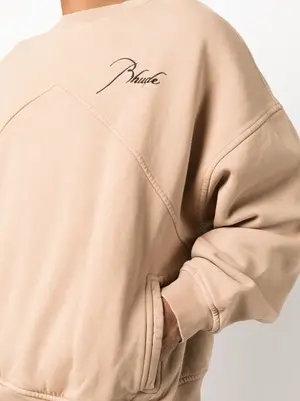 Rhude Logo-print Slouchy Sweatshirt