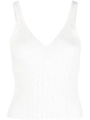 Helmut Lang Angela V-neck Knitted Top