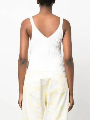 Helmut Lang Angela V-neck Knitted Top