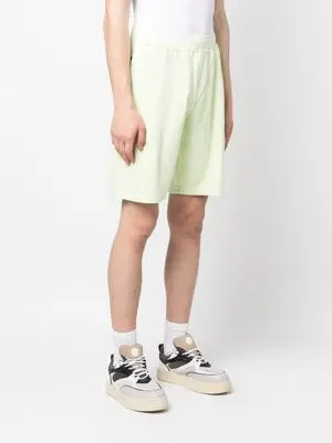 Stone Island Compass-motif Cotton Shorts
