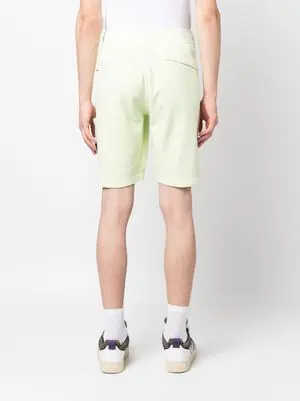Stone Island Compass-motif Cotton Shorts
