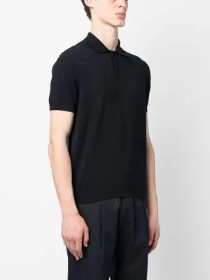 Malo Fine-knit Cotton Polo Shirt