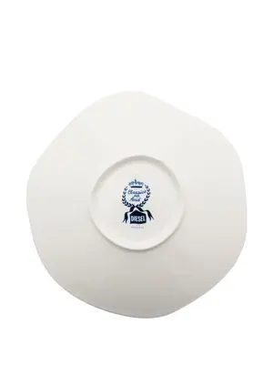SELETTI Soup Leone Asymmetric-design Plate - White Blu