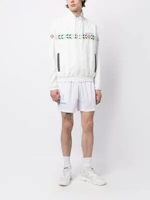 Amiri Logo Print Track Shorts