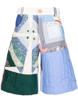BETHANY WILLIAMS Upcycled Quilted Blanket Shorts
