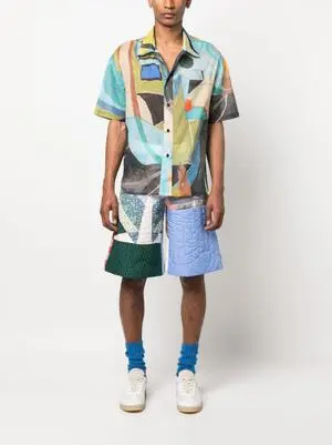 BETHANY WILLIAMS Upcycled Quilted Blanket Shorts
