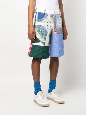BETHANY WILLIAMS Upcycled Quilted Blanket Shorts