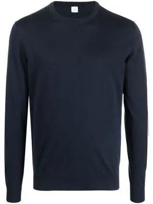Eleventy Long-sleeve Knitted Jumper - Blue