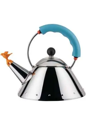 ALESSI Bird Metallic-effect Kettle - Silver