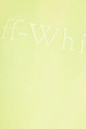 Off-White Neon Printed Stretch-cotton Jersey T-shirt