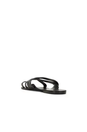 THE ROW Kris Sandal In Cream