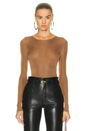Saint Laurent Long Sleeve Sweaters For Women