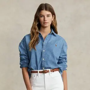 Ralph Lauren Oversize Denim Shirt - Zaia Wash