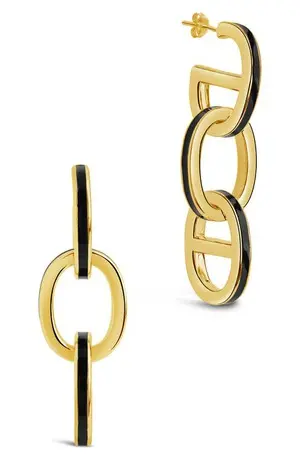 Sterling Forever Brynlee Drop Earrings - Gold