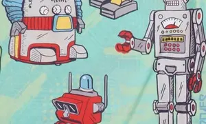 BOARDIES Robots Beach Towel