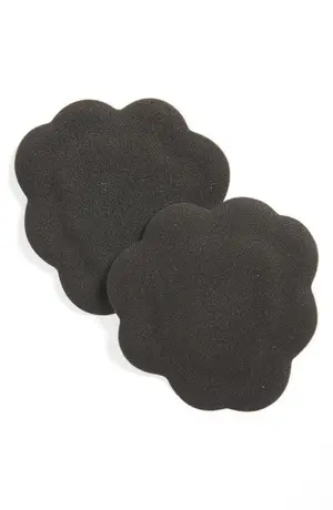 FOOT PETALS Tip Toes Set Of 2 - Black/ Black