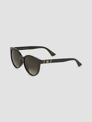Gucci 56mm Cat-eye Sunglasses Black