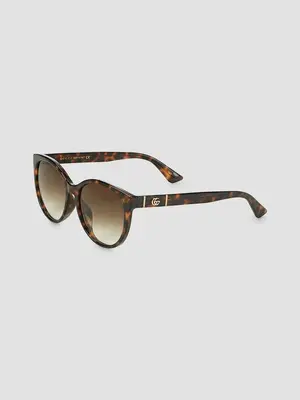 Gucci 56mm Cat-eye Sunglasses - Havana